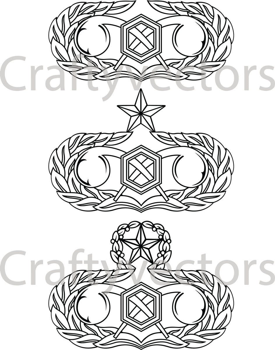 Air Force Emergency Management Vector File – Crafty Vectors