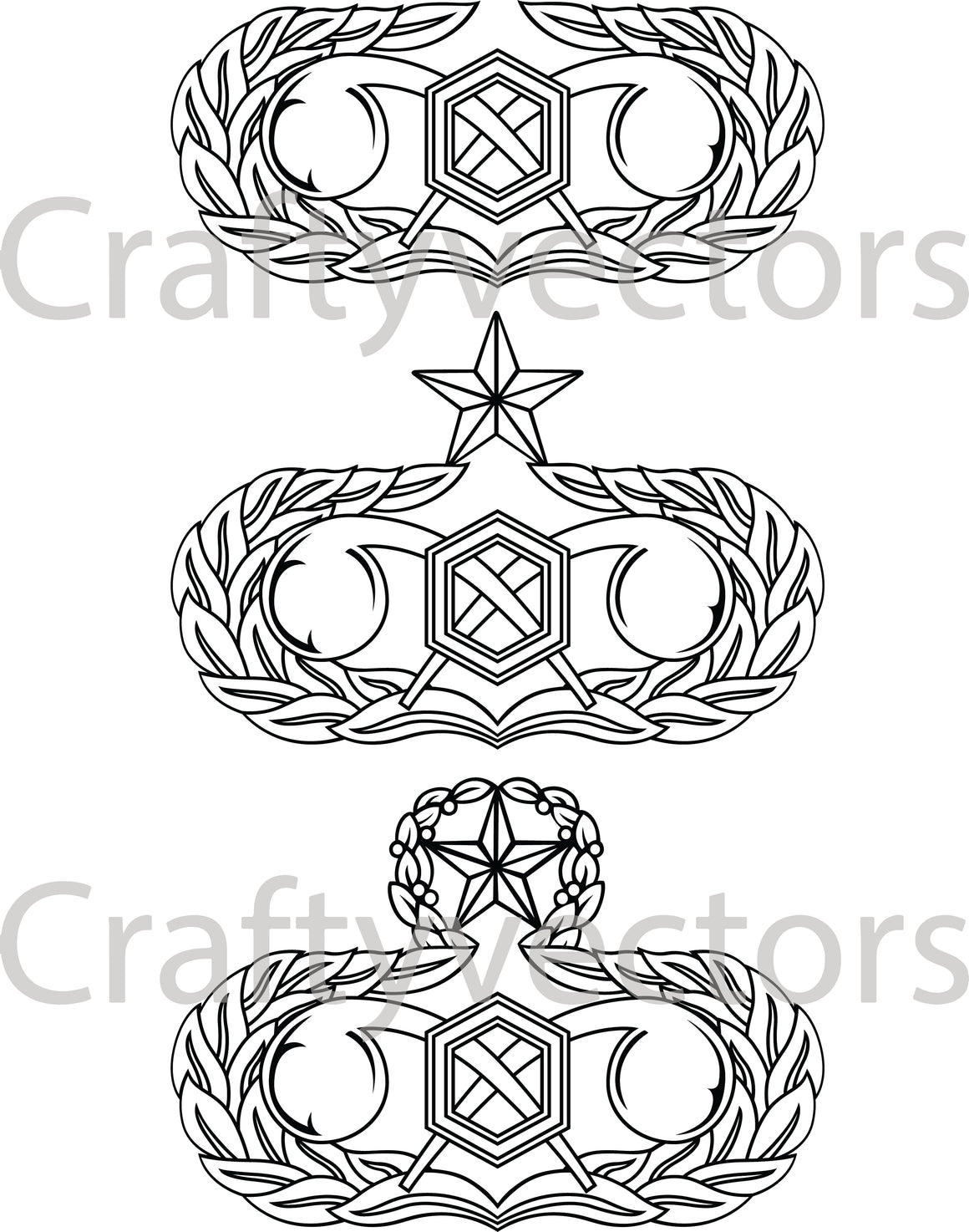 Air Force Emergency Management Vector File – Crafty Vectors