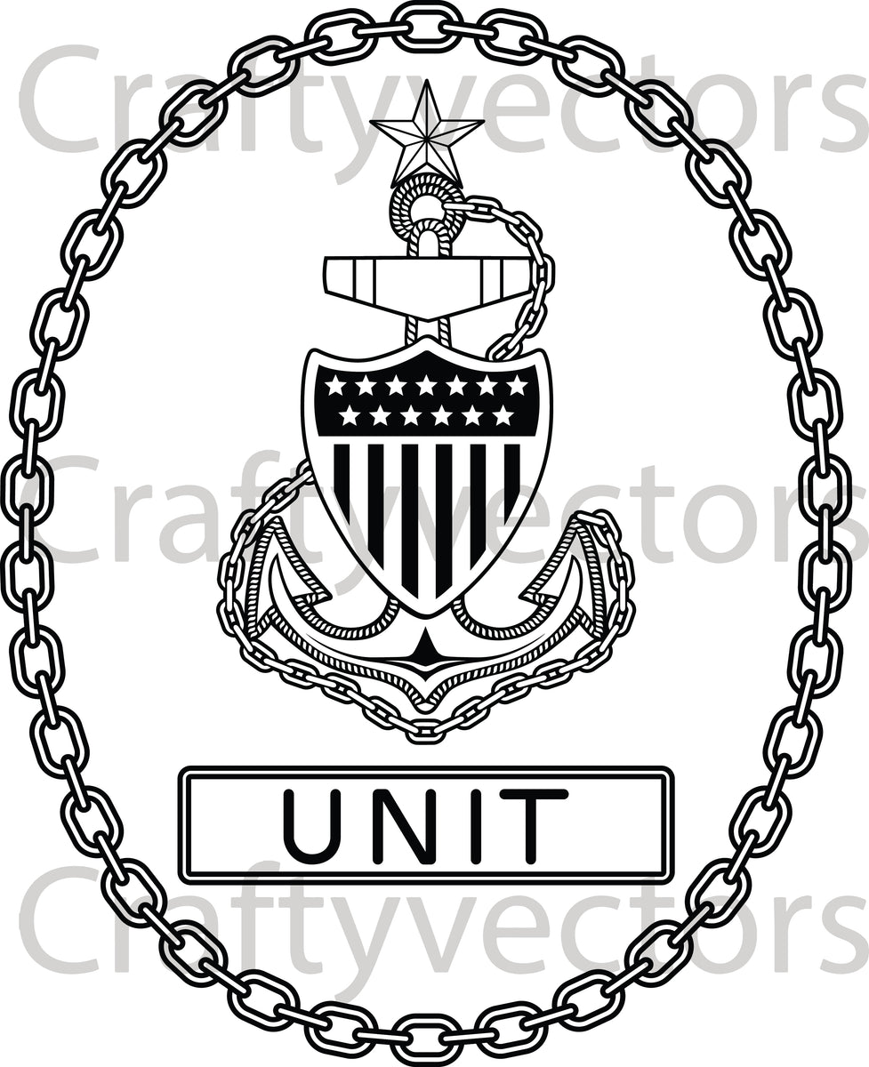 Coast Guard ID Badge Badge Vector File – Crafty Vectors