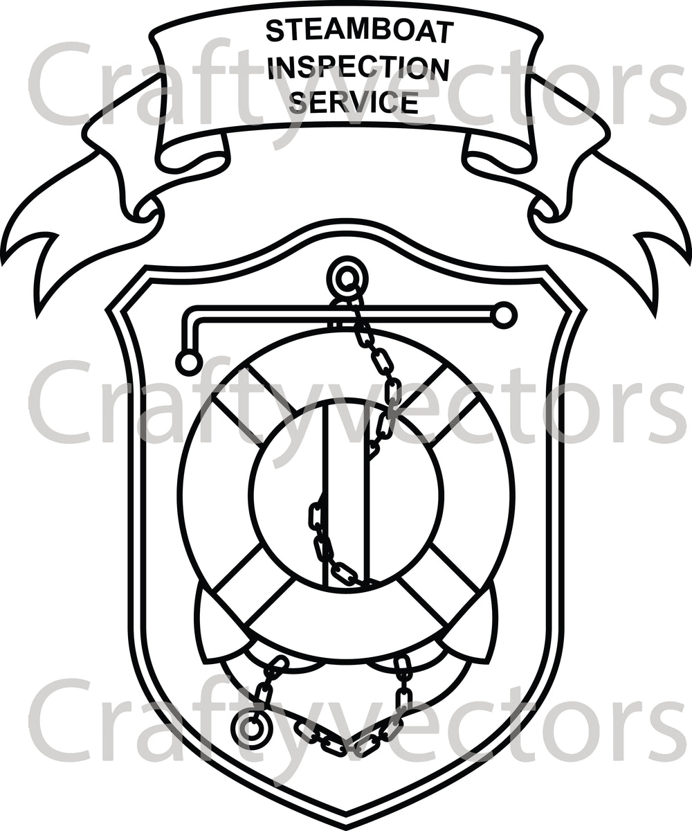 Coast Guard Steamboat Inspection Vector File – Crafty Vectors