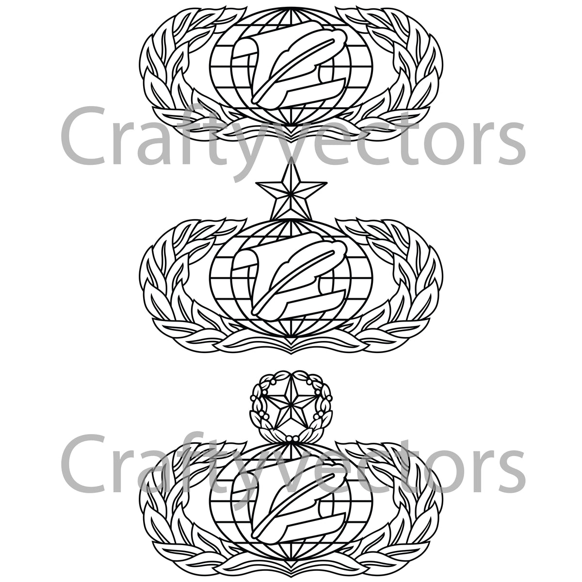 Air Force Information Management Vector File – Crafty Vectors