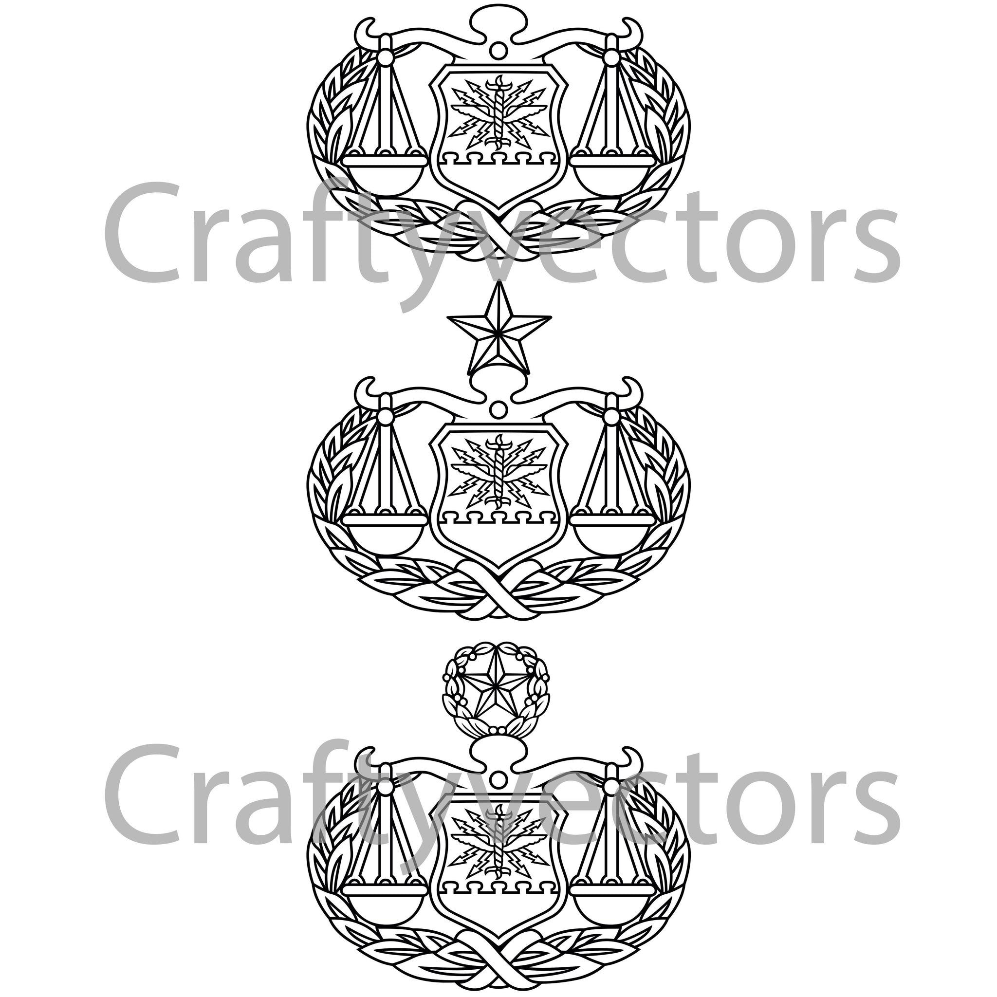 Air Force Judge Advocate General Badge Vector File – Crafty Vectors