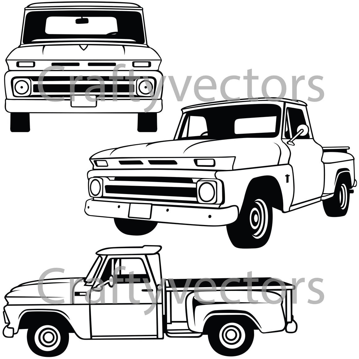Car Vector Cut Files | SVG, DXF, PNG JPEG & EPS – Crafty Vectors
