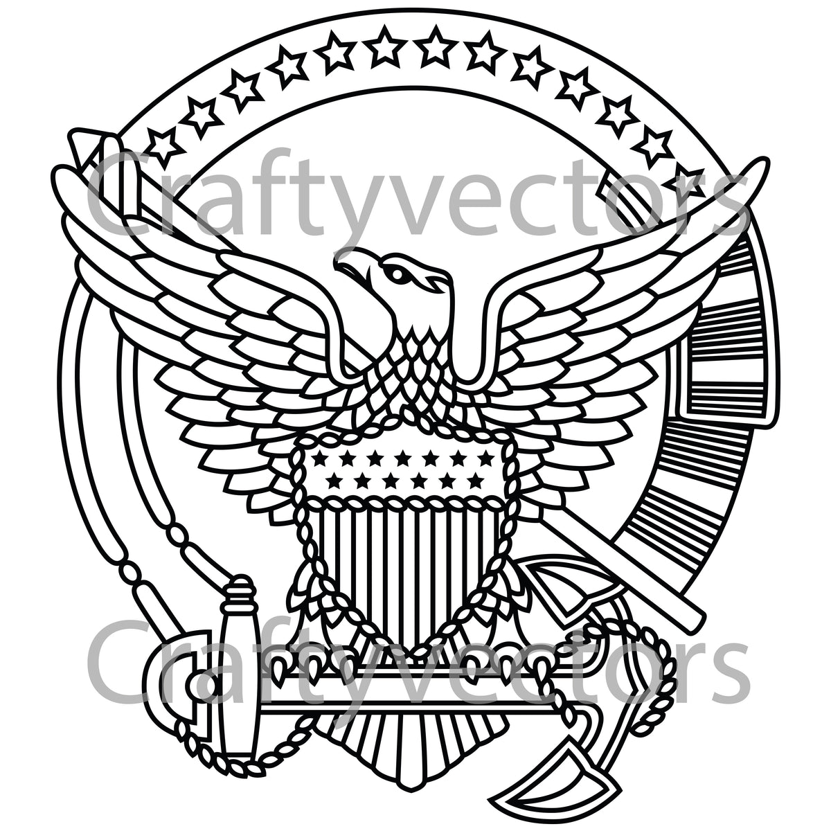 Coast Guard Command Afloat Badge Vector File – Crafty Vectors