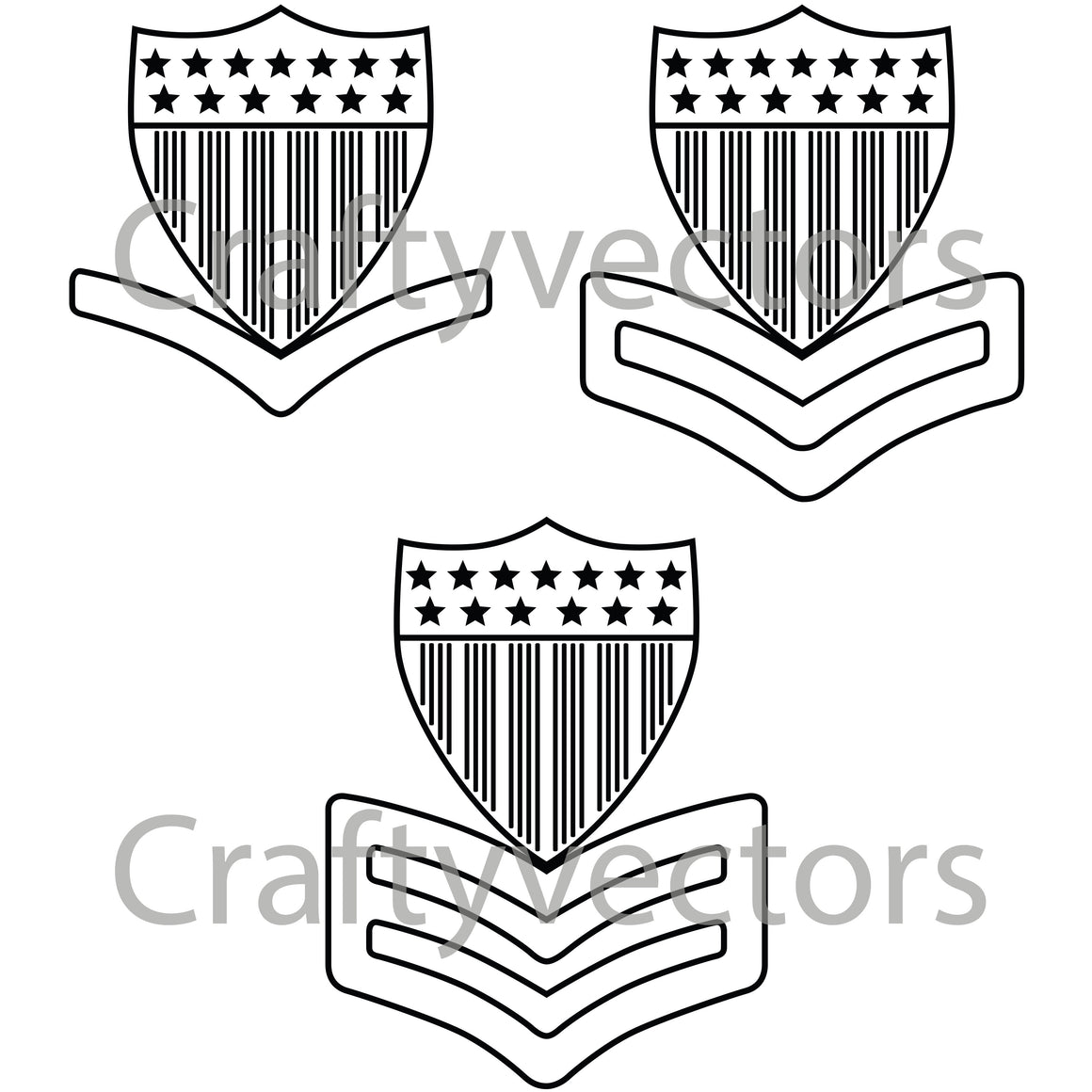 Military Vector Cut Files | SVG, DXF, PNG JPEG & EPS – Crafty Vectors