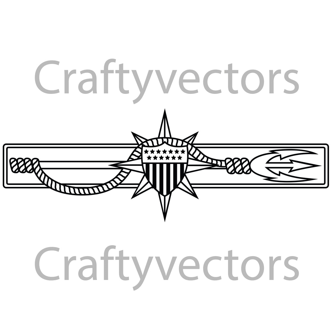 Coast Guard Officer Badge Vector File – Crafty Vectors