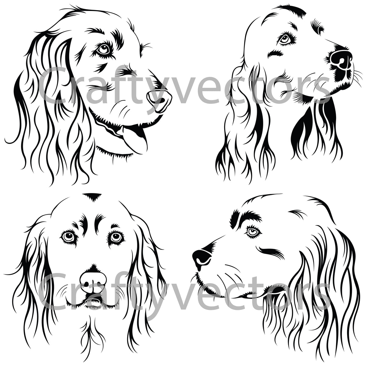 Cocker Spaniel Dog Vector – Crafty Vectors
