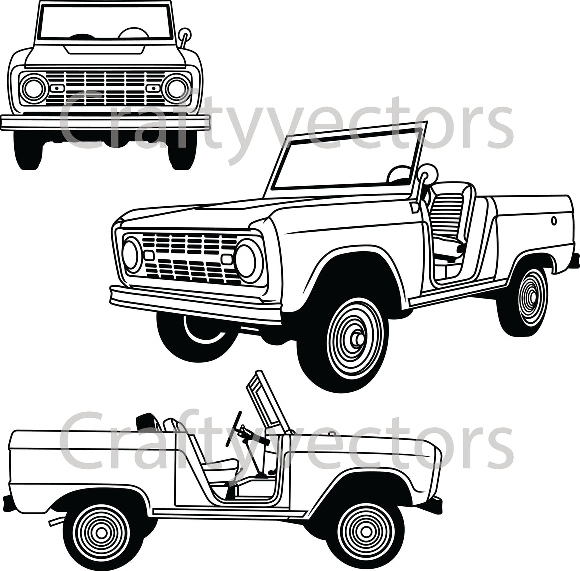 Ford SVG Vector Files for Crafting. – Crafty Vectors