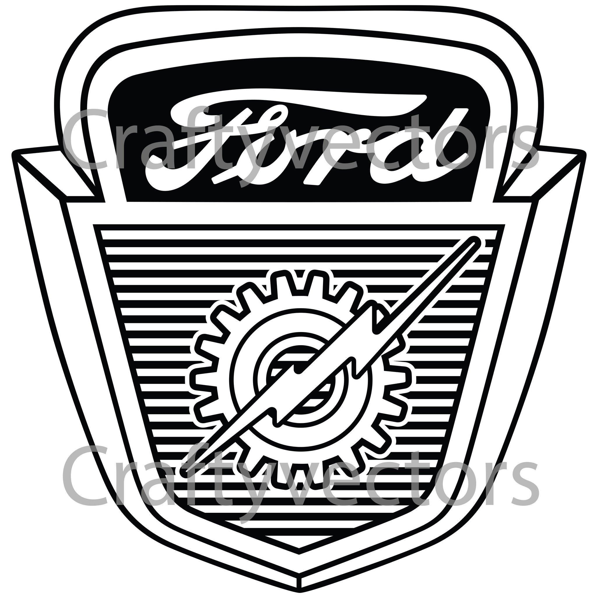 ford lightning logo vector