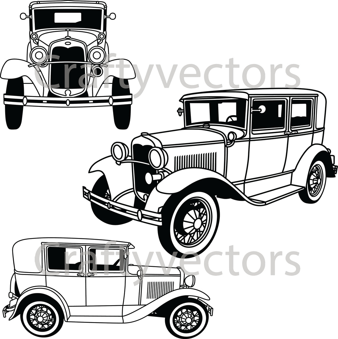 Ford SVG Vector Files for Crafting. – Crafty Vectors