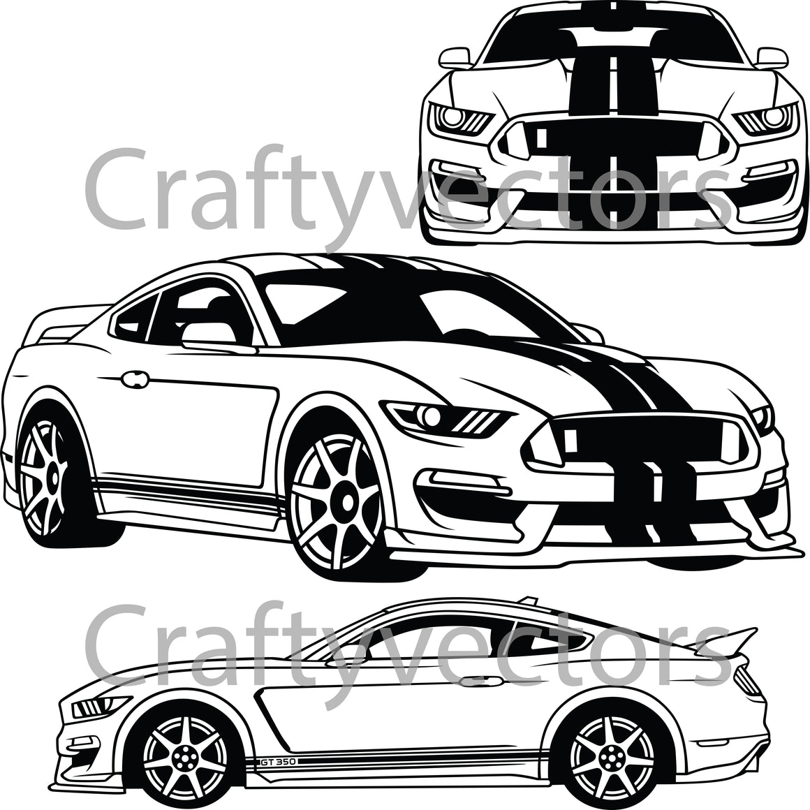 Ford SVG Vector Files for Crafting. – Crafty Vectors