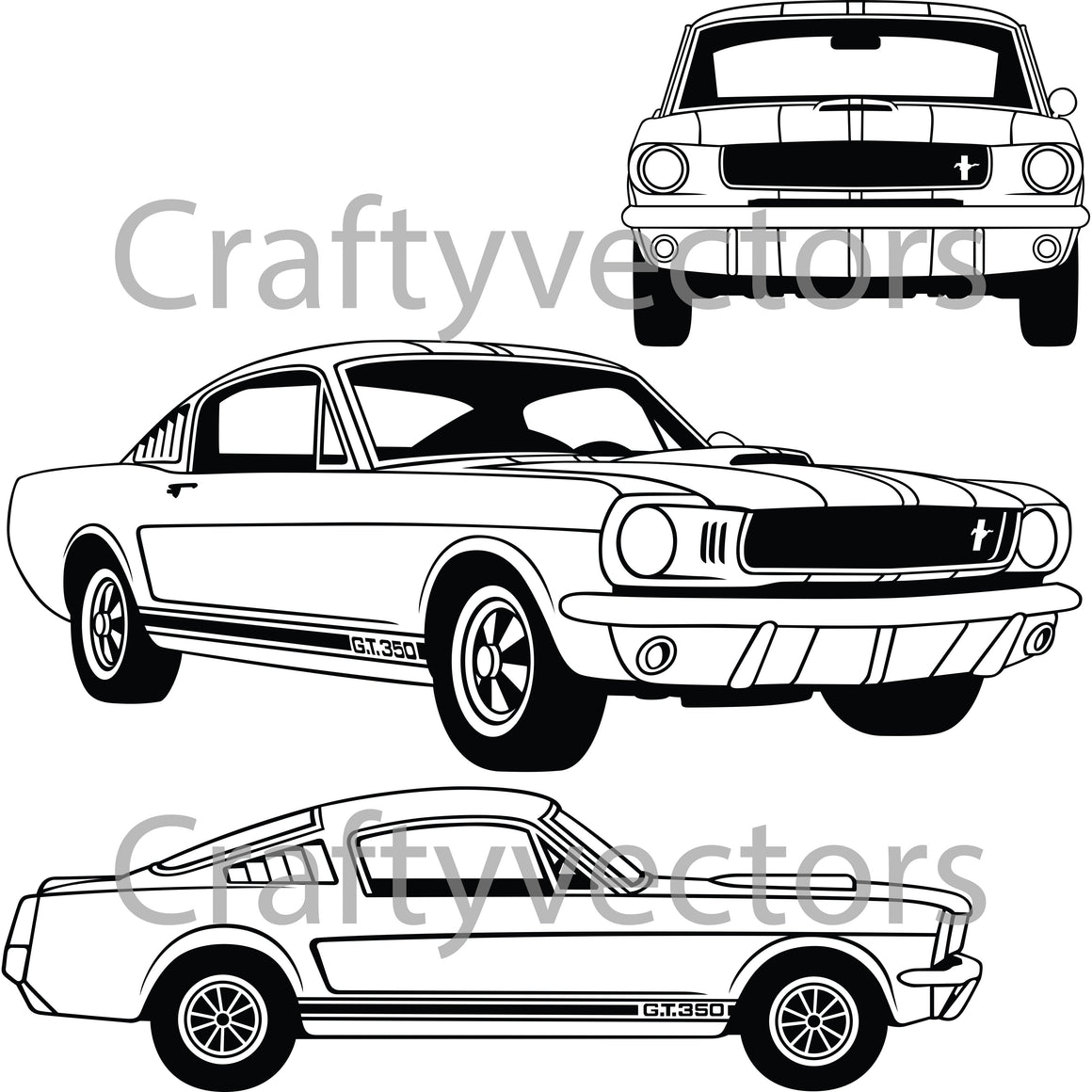 Ford SVG Vector Files for Crafting. – Crafty Vectors