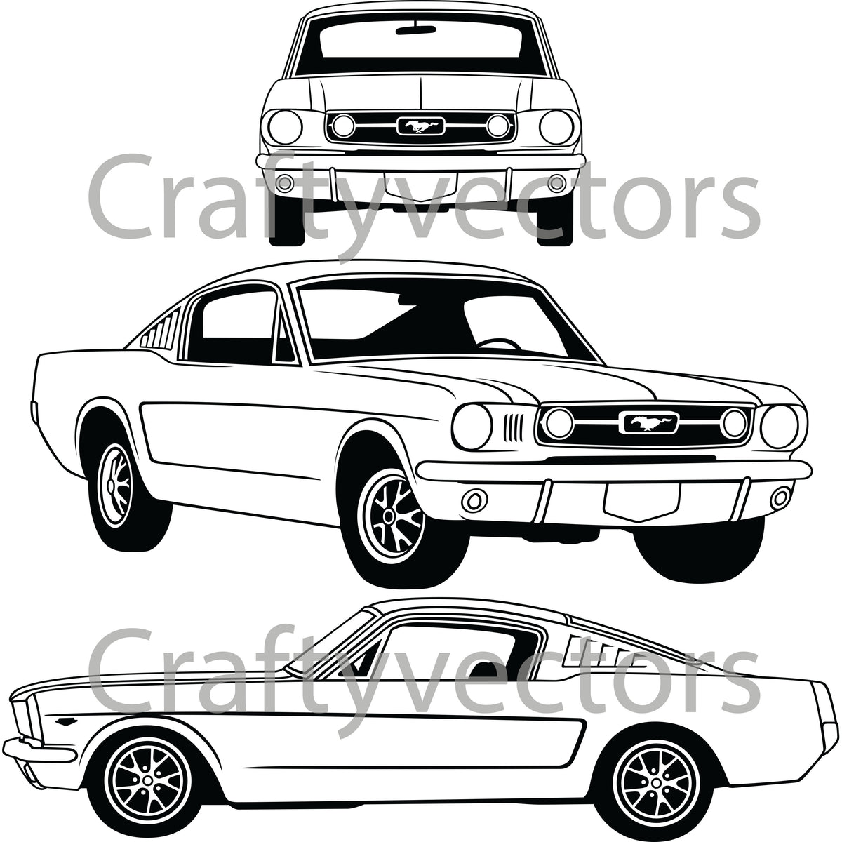 Vetor Ford Mustang