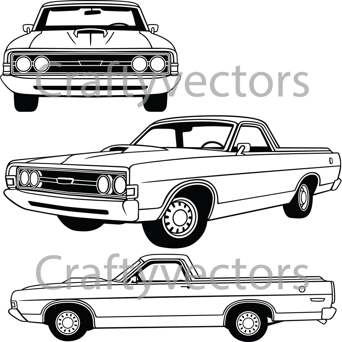 Ford SVG Vector Files for Crafting. – Crafty Vectors