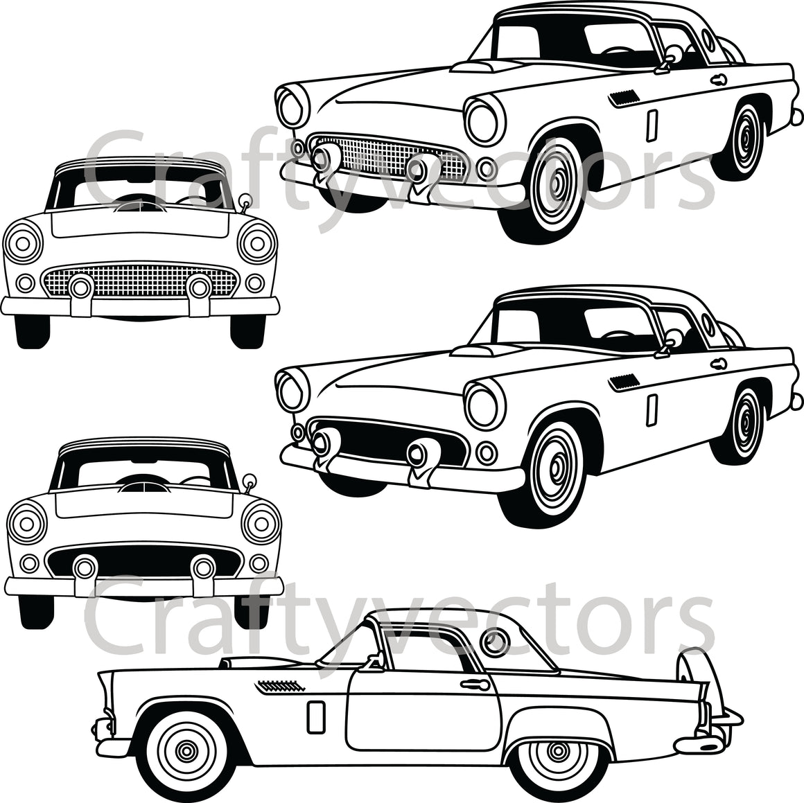 Ford SVG Vector Files for Crafting. – Crafty Vectors