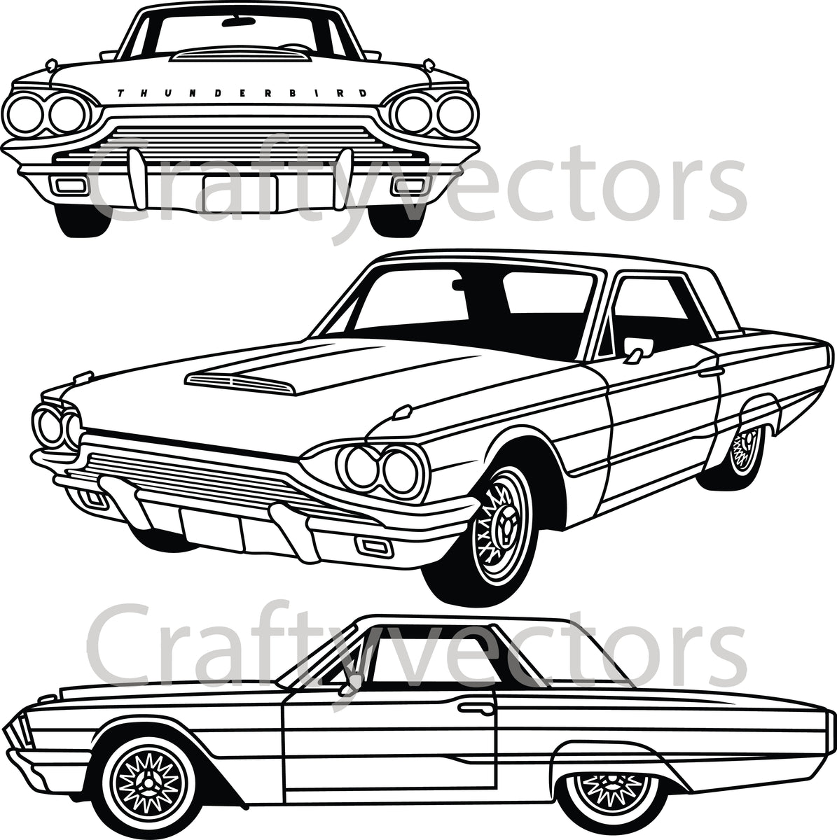 Ford Thunderbird Logo Clip Art