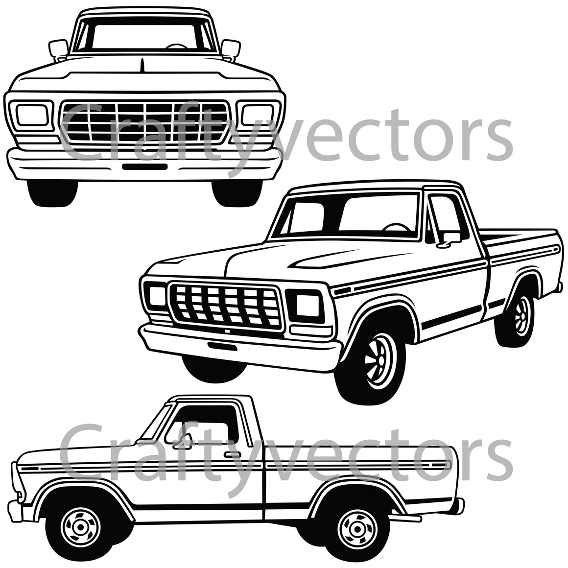 Ford SVG Vector Files for Crafting. – Crafty Vectors