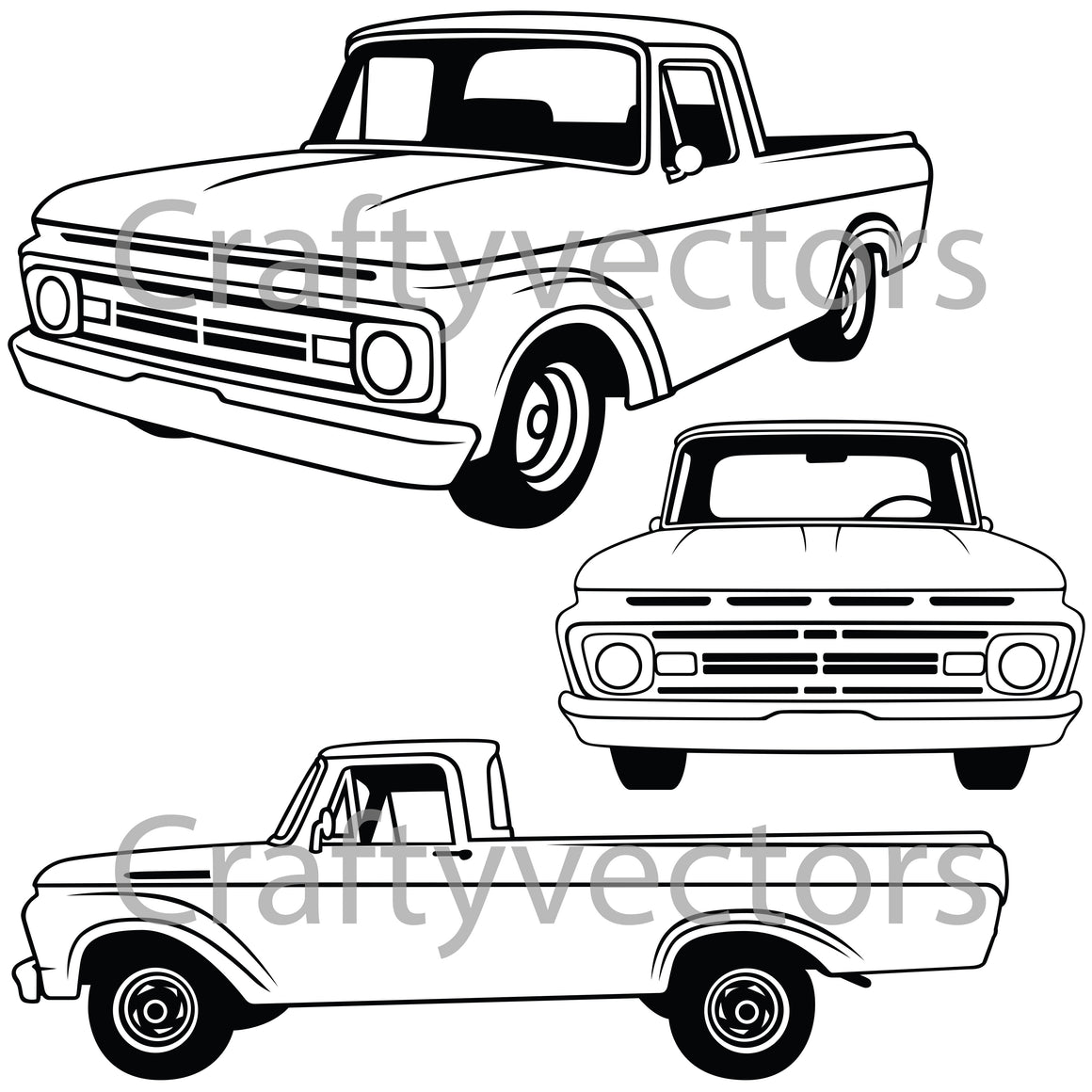 Ford SVG Vector Files for Crafting. – Crafty Vectors