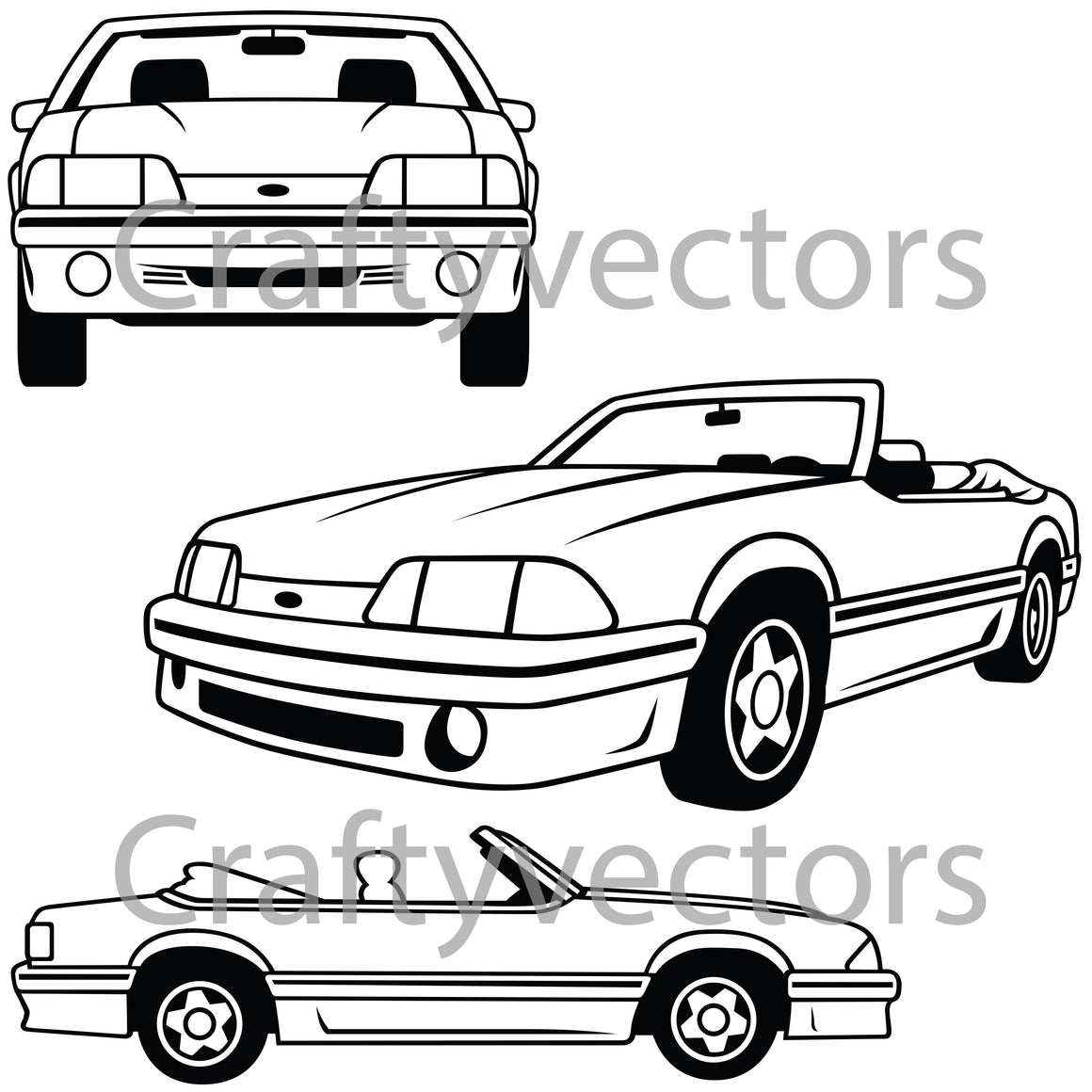 Ford SVG Vector Files for Crafting. – Crafty Vectors