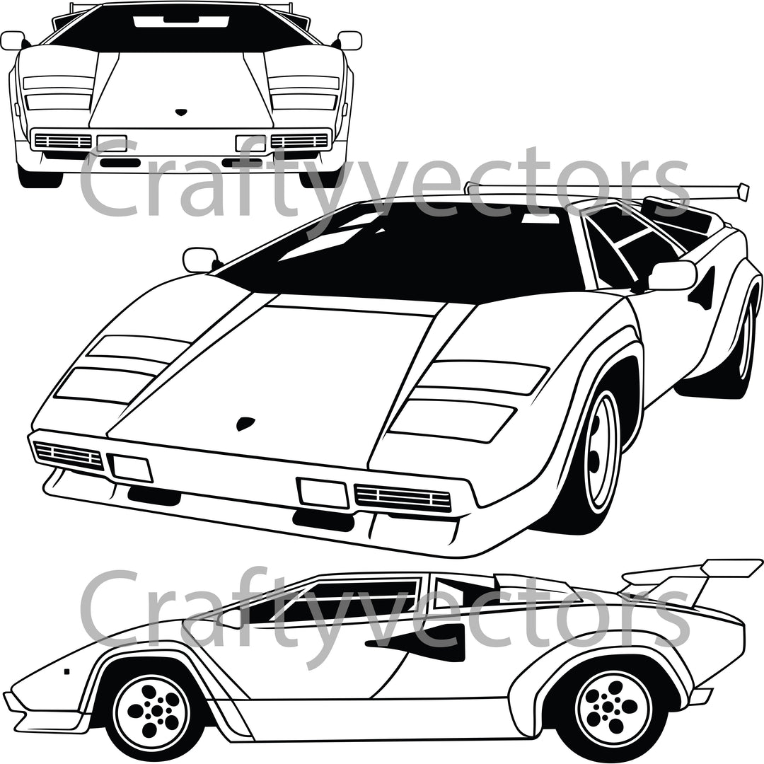 Lamborghini Vector Files – Crafty Vectors