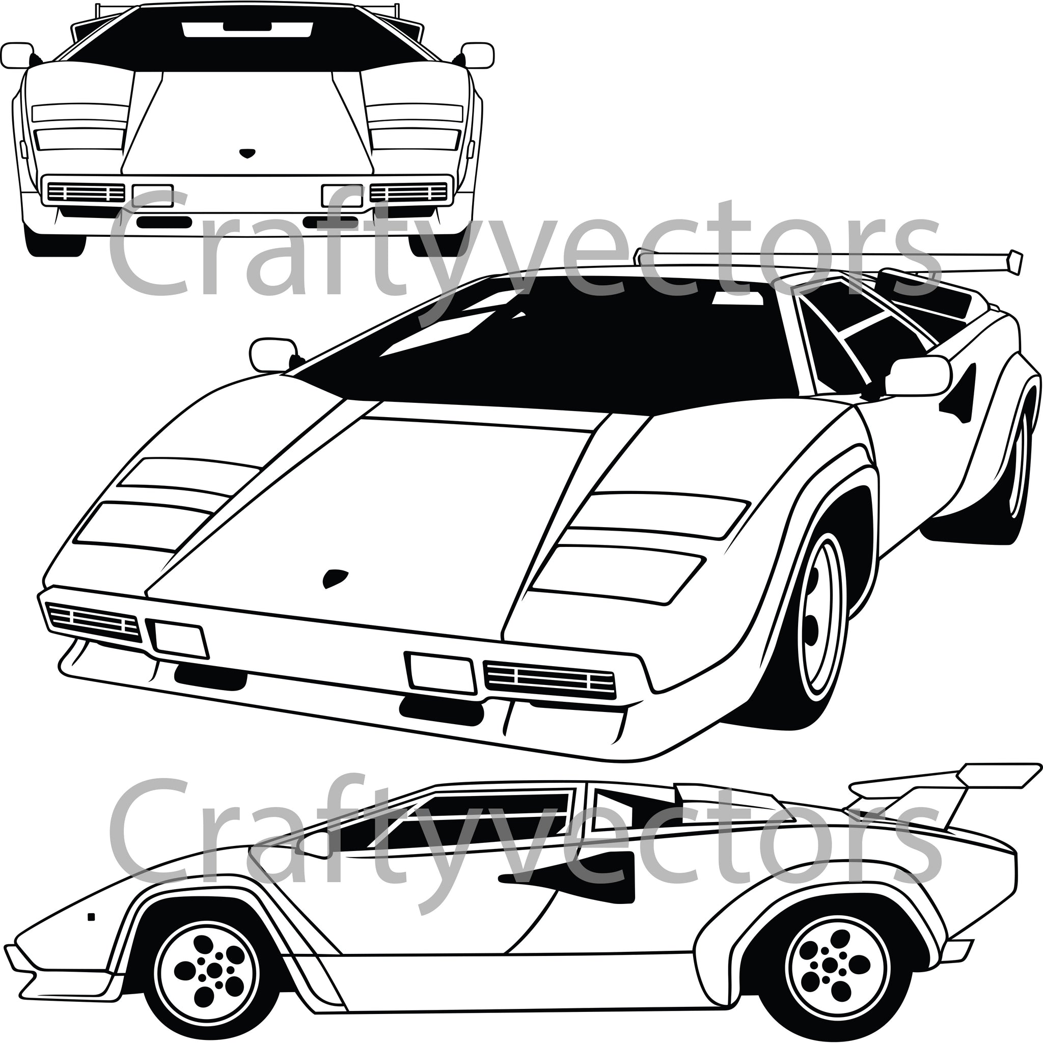 Lamborghini Vector Files – Crafty Vectors