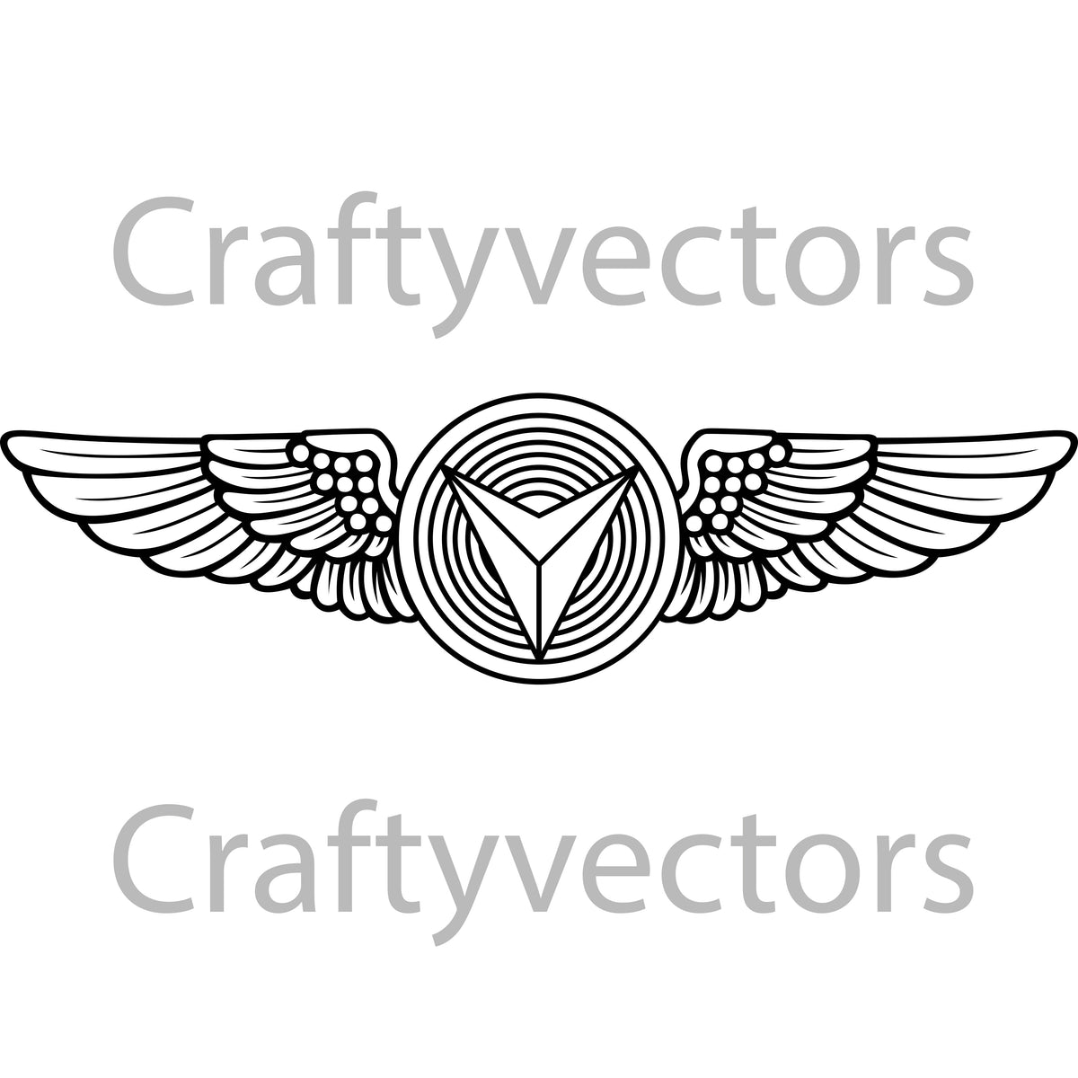 Marine Unmanned Aerial Vehicle Enlisted Badge Vector File – Crafty Vectors