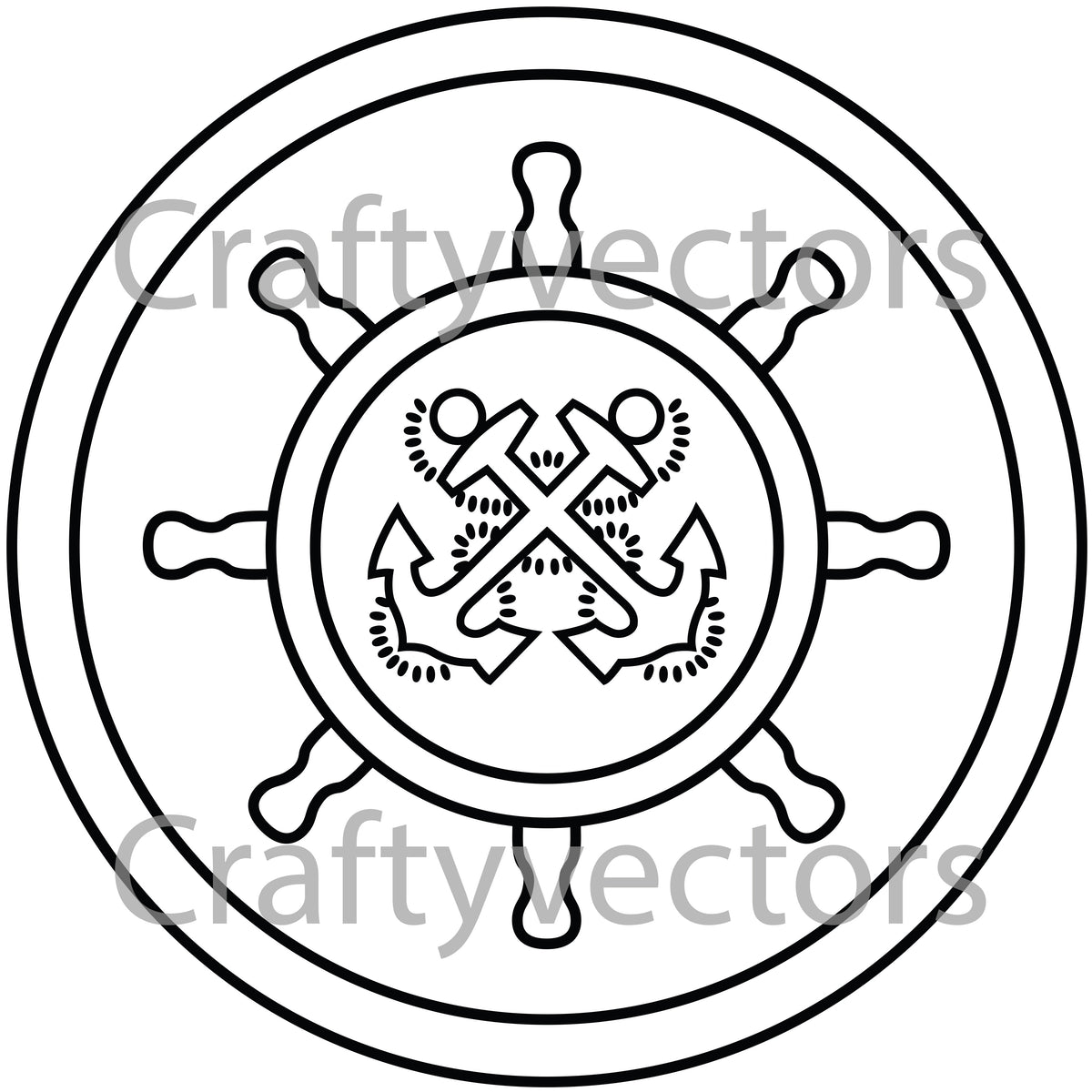 Navy Craftmaster Badge Vector File – Crafty Vectors