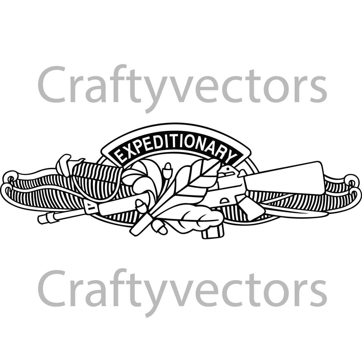 Navy Expeditionary Warfare Supply Officer Insignia Vector File – Crafty ...