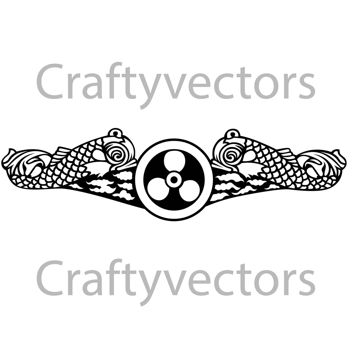 Navy Submarine Engineering Duty Badge Vector File – Crafty Vectors