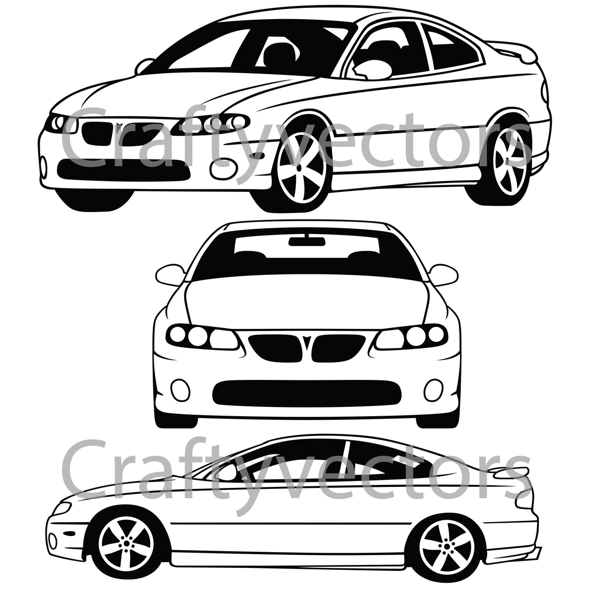 Pontiac GTO 2004 Vector – Crafty Vectors