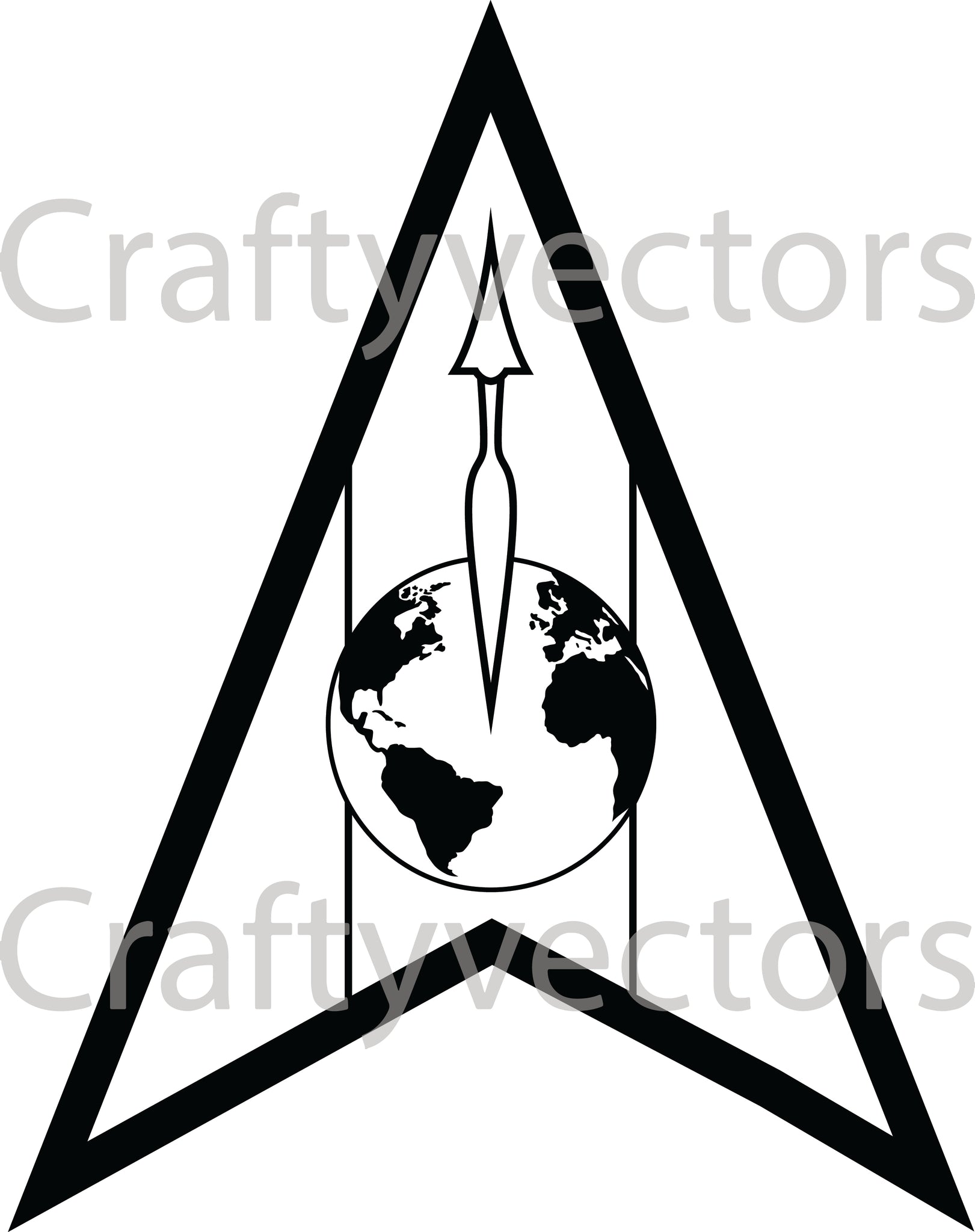 Space Force Delta 1 Vector File – Crafty Vectors