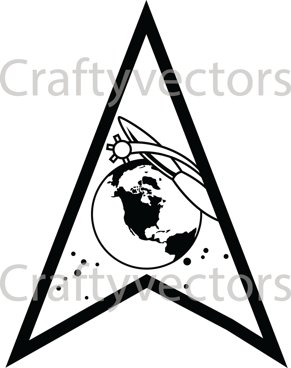 Space Force Delta 12 Vector File – Crafty Vectors