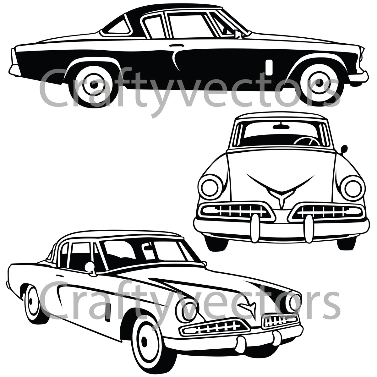 Studebaker 1954 Vector – Crafty Vectors