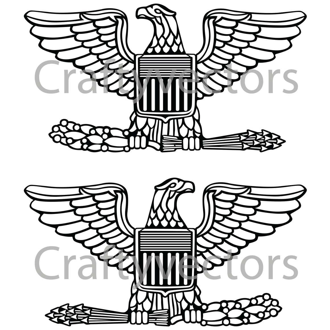 Colonel Insignia Vector File – Crafty Vectors